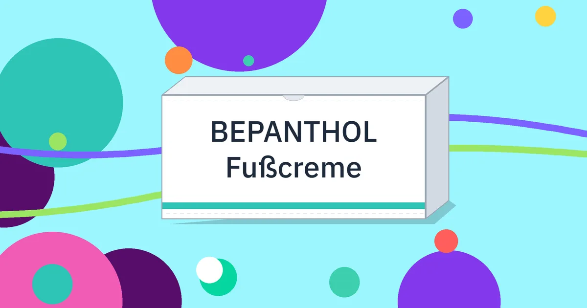 Symbolbild: Packung mit der Aufschrift BEPANTHOL Fußcreme (PZN 07263636) – Verfügbarkeit und Bezug in Apotheken in Frankfurt am Main