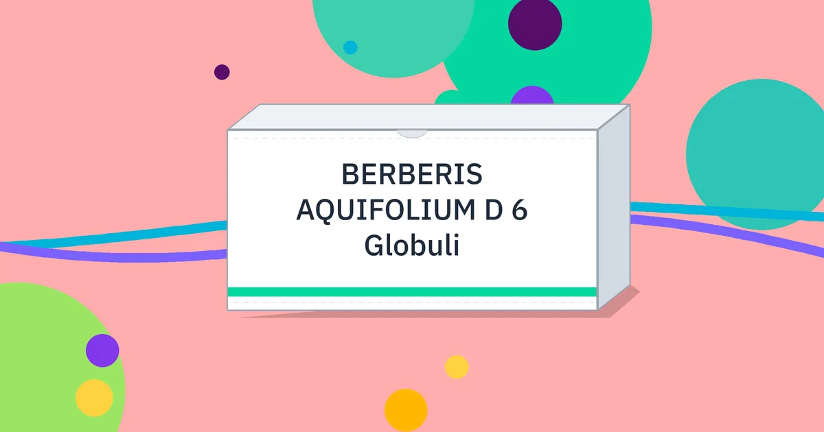 Symbolbild: Packung mit der Aufschrift BERBERIS AQUIFOLIUM D 6 Globuli (PZN 07455123) – Verfügbarkeit und Bezug in Apotheken in Frankfurt am Main