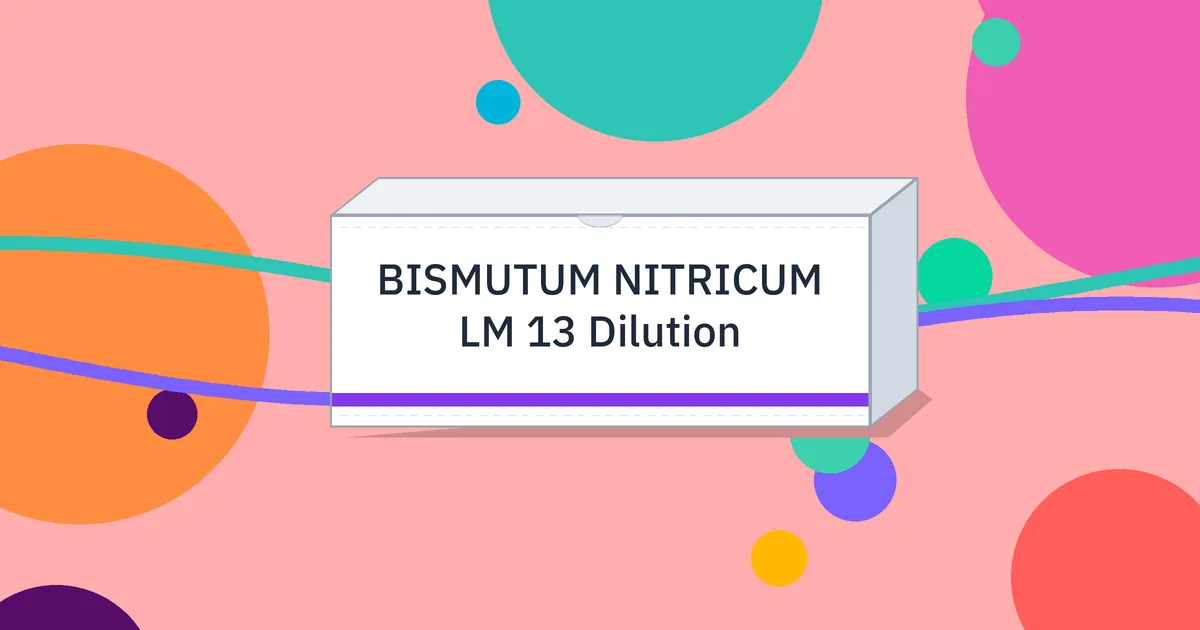 Symbolbild: Packung mit der Aufschrift BISMUTUM NITRICUM LM 13 Dilution (PZN 13386923) – Verfügbarkeit und Bezug in Apotheken in Frankfurt am Main