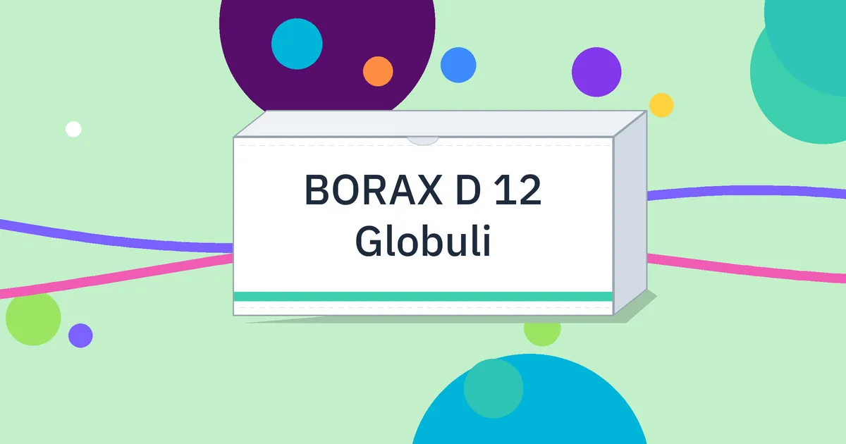 Symbolbild: Packung mit der Aufschrift BORAX D 12 Globuli (PZN 02894734) – Verfügbarkeit und Bezug in Apotheken in Frankfurt am Main