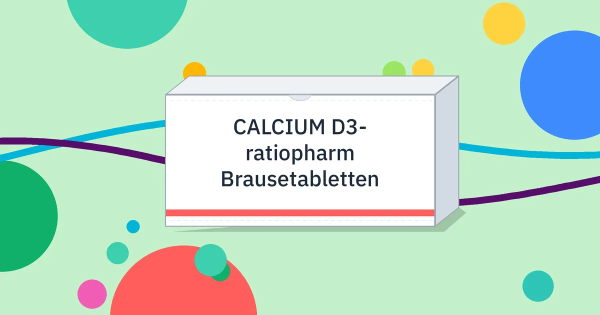 Symbolbild: Packung mit der Aufschrift CALCIUM D3-ratiopharm Brausetabletten (PZN 03659751) – Verfügbarkeit und Bezug in Apotheken in Frankfurt am Main