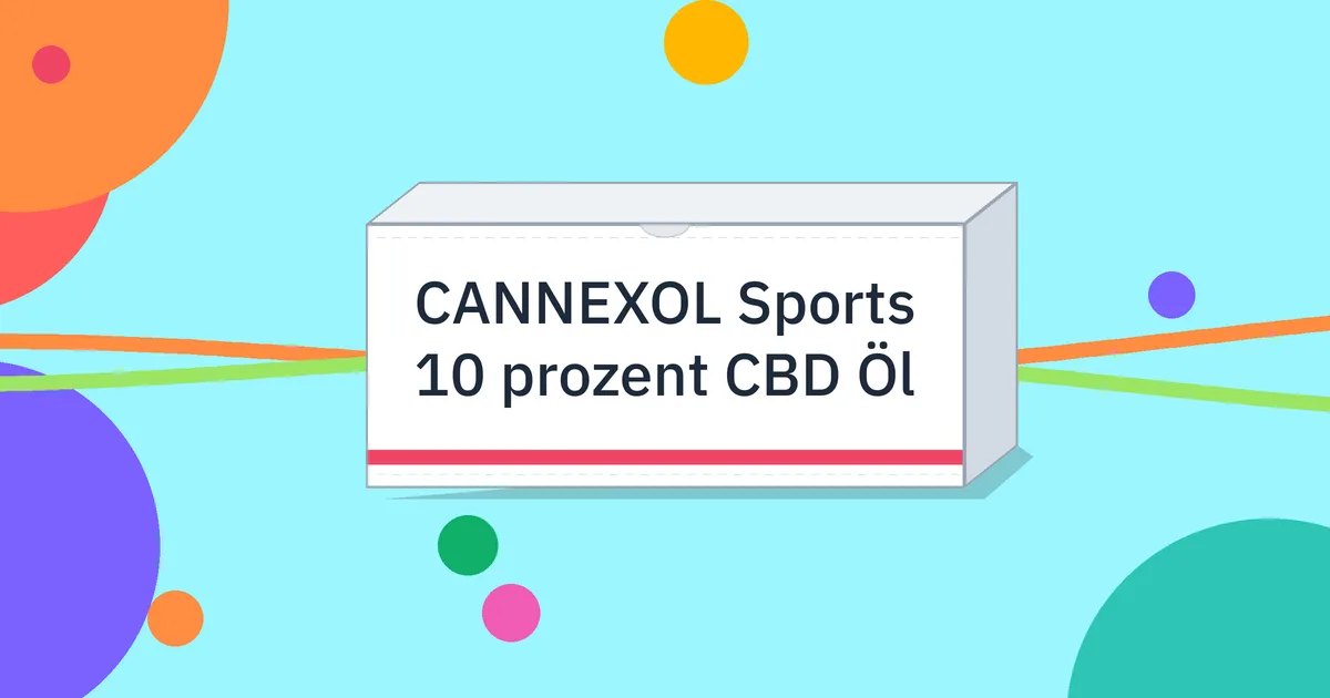 Symbolbild: Packung mit der Aufschrift CANNEXOL Sports 10 prozent CBD Öl (PZN 18376102) – Verfügbarkeit und Bezug in Apotheken in Frankfurt am Main