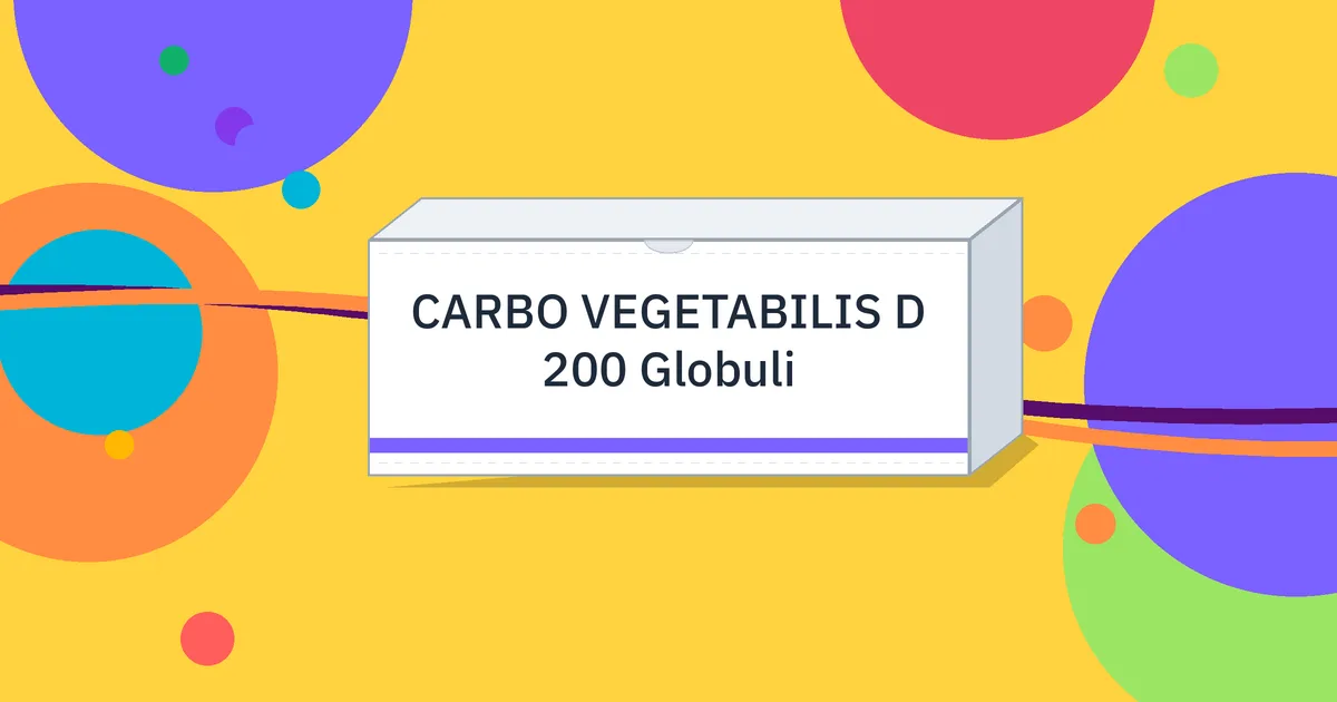 Symbolbild: Packung mit der Aufschrift CARBO VEGETABILIS D 200 Globuli (PZN 00907728) – Verfügbarkeit und Bezug in Apotheken in Frankfurt am Main
