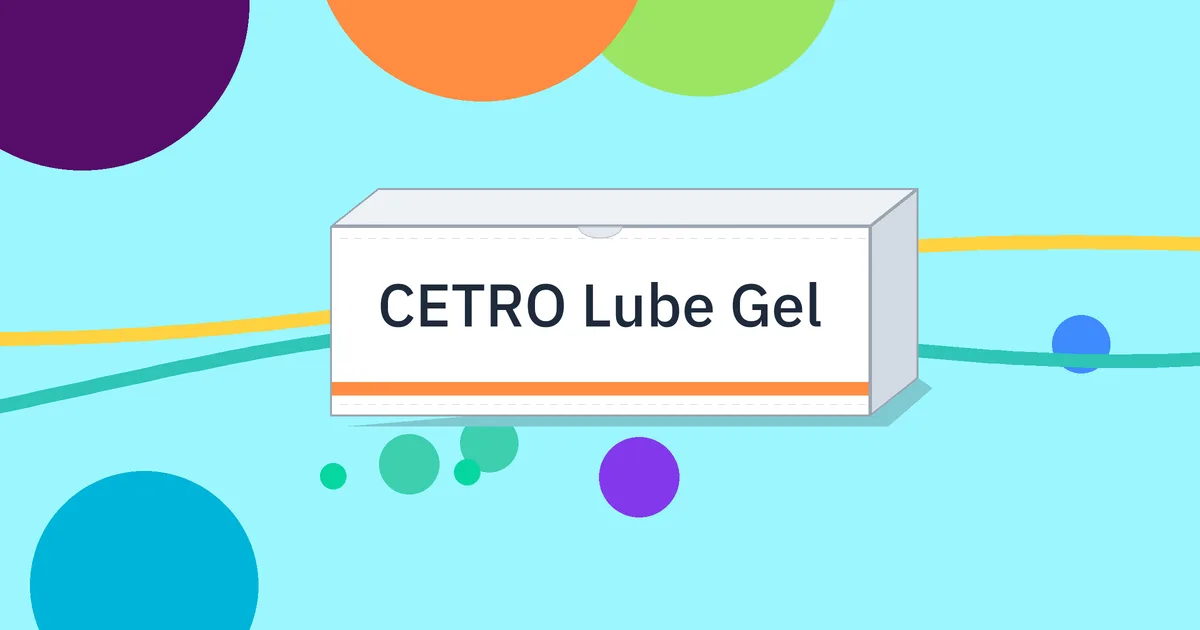 Symbolbild: Packung mit der Aufschrift CETRO Lube Gel (PZN 20366051) – Verfügbarkeit und Bezug in Apotheken in Frankfurt am Main