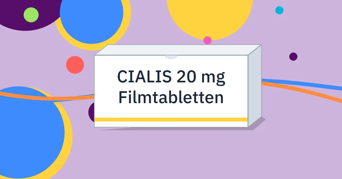 Symbolbild: Packung mit der Aufschrift CIALIS 20 mg Filmtabletten (PZN 01533603) – Verfügbarkeit und Bezug in Apotheken in Frankfurt am Main
