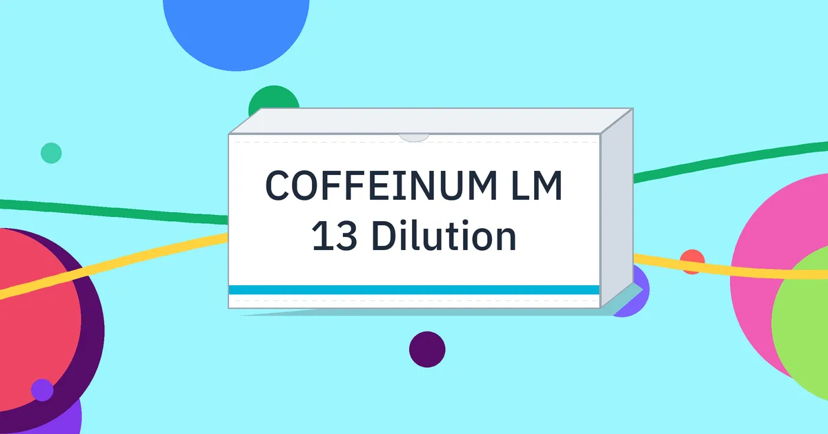 Symbolbild: Packung mit der Aufschrift COFFEINUM LM 13 Dilution (PZN 12831781) – Verfügbarkeit und Bezug in Apotheken in Frankfurt am Main