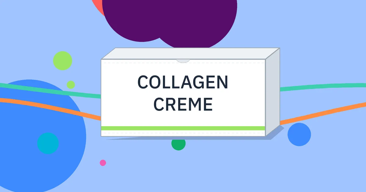 Symbolbild: Packung mit der Aufschrift COLLAGEN CREME (PZN 03518789) – Verfügbarkeit und Bezug in Apotheken in Frankfurt am Main