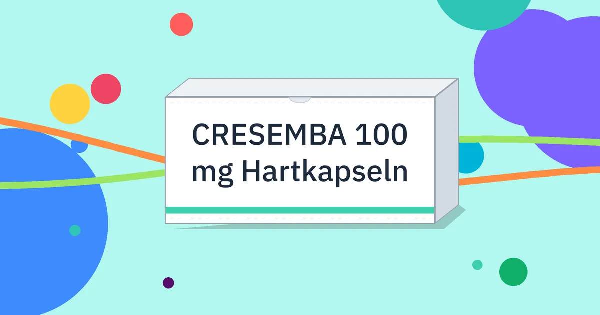 Symbolbild: Packung mit der Aufschrift CRESEMBA 100 mg Hartkapseln (PZN 18775902) – Verfügbarkeit und Bezug in Apotheken in Frankfurt am Main