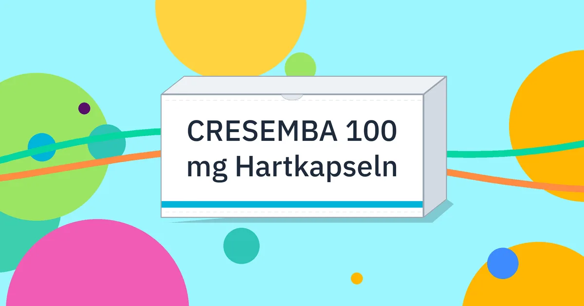 Symbolbild: Packung mit der Aufschrift CRESEMBA 100 mg Hartkapseln (PZN 19118431) – Verfügbarkeit und Bezug in Apotheken in Frankfurt am Main