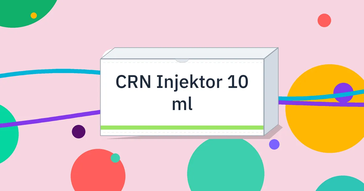 Symbolbild: Packung mit der Aufschrift CRN Injektor 10 ml (PZN 17530328) – Verfügbarkeit und Bezug in Apotheken in Frankfurt am Main