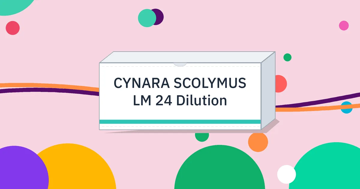 Symbolbild: Packung mit der Aufschrift CYNARA SCOLYMUS LM 24 Dilution (PZN 13459728) – Verfügbarkeit und Bezug in Apotheken in Frankfurt am Main