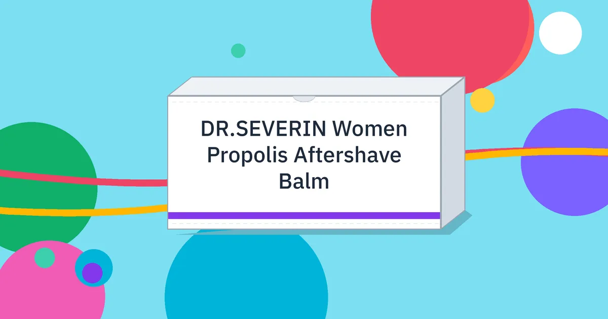 Symbolbild: Packung mit der Aufschrift DR.SEVERIN Women Propolis Aftershave Balm (PZN 14217269) – Verfügbarkeit und Bezug in Apotheken in Frankfurt am Main