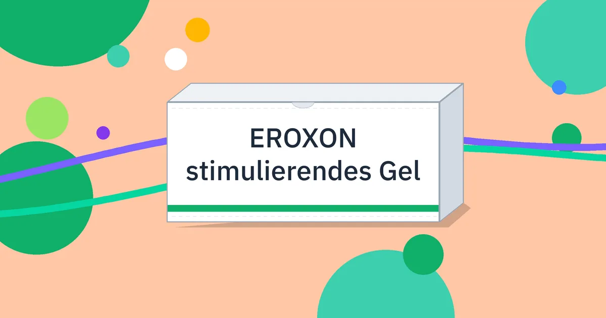 Symbolbild: Packung mit der Aufschrift EROXON stimulierendes Gel (PZN 18775865) – Verfügbarkeit und Bezug in Apotheken in Frankfurt am Main