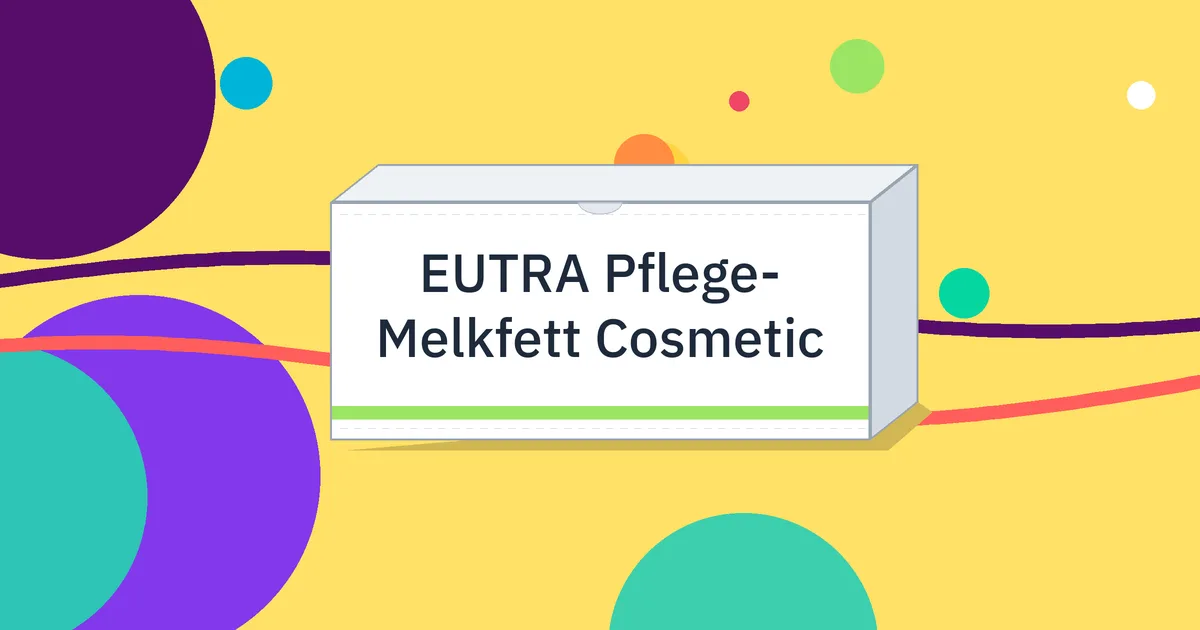 Symbolbild: Packung mit der Aufschrift EUTRA Pflege-Melkfett Cosmetic (PZN 05749576) – Verfügbarkeit und Bezug in Apotheken in Frankfurt am Main