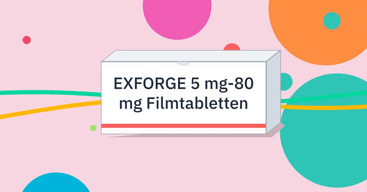 Symbolbild: Packung mit der Aufschrift EXFORGE 5 mg-80 mg Filmtabletten (PZN 06142617) – Verfügbarkeit und Bezug in Apotheken in Frankfurt am Main