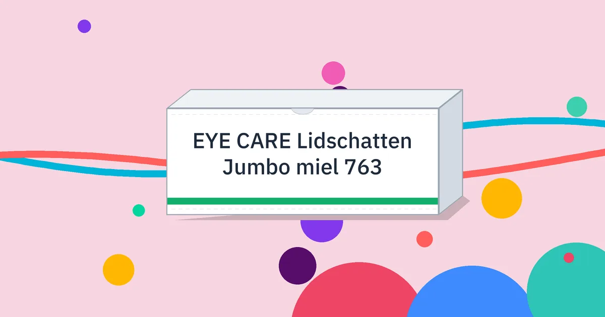 Symbolbild: Packung mit der Aufschrift EYE CARE Lidschatten Jumbo miel 763 (PZN 11058391) – Verfügbarkeit und Bezug in Apotheken in Frankfurt am Main