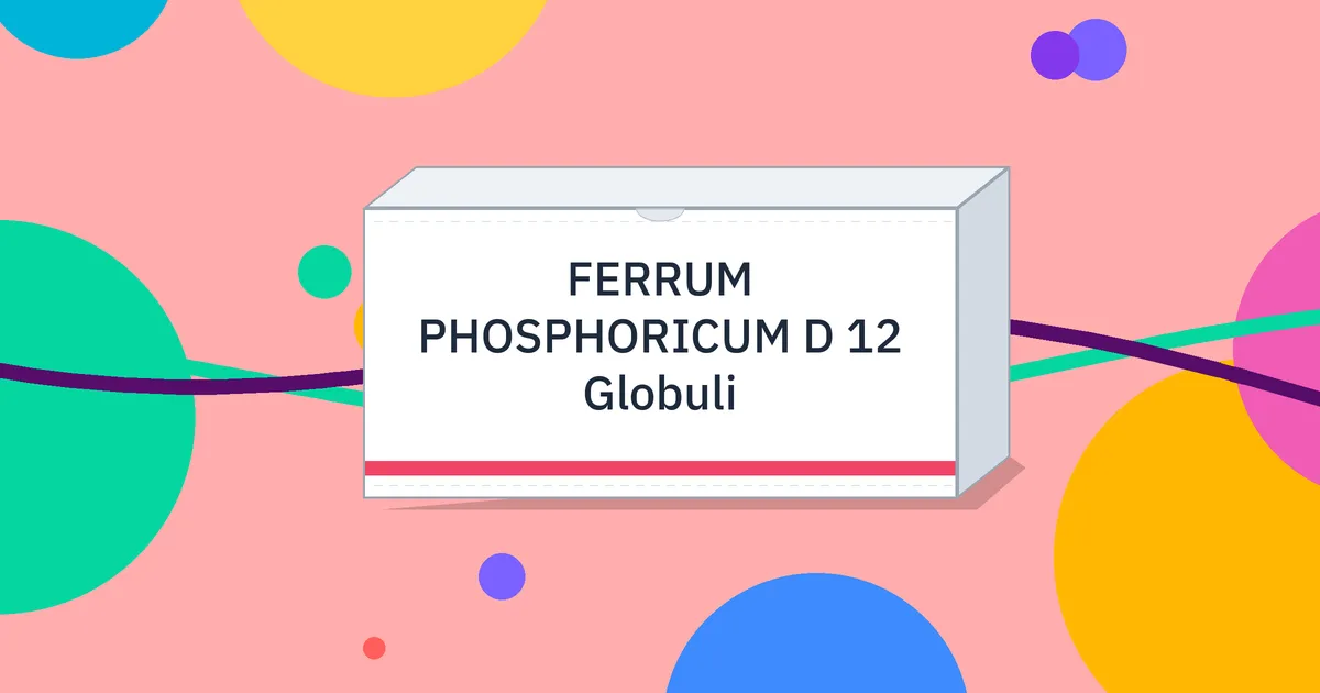 Symbolbild: Packung mit der Aufschrift FERRUM PHOSPHORICUM D 12 Globuli (PZN 11555356) – Verfügbarkeit und Bezug in Apotheken in Frankfurt am Main