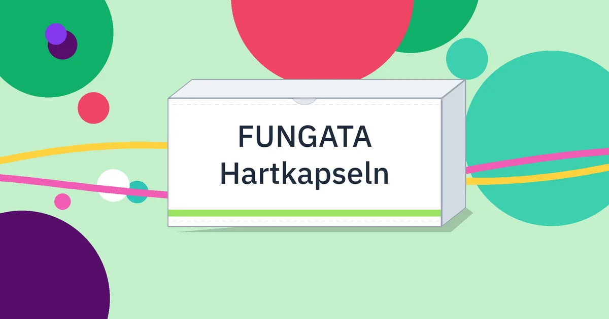 Symbolbild: Packung mit der Aufschrift FUNGATA Hartkapseln (PZN 03841220) – Verfügbarkeit und Bezug in Apotheken in Frankfurt am Main