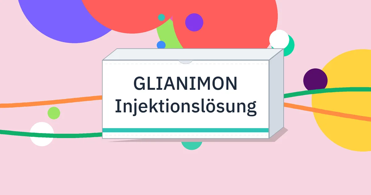Symbolbild: Packung mit der Aufschrift GLIANIMON Injektionslösung (PZN 00421799) – Verfügbarkeit und Bezug in Apotheken in Frankfurt am Main