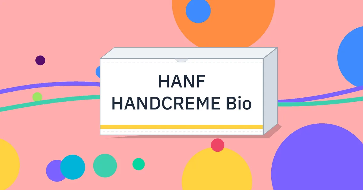 Symbolbild: Packung mit der Aufschrift HANF HANDCREME Bio (PZN 16155561) – Verfügbarkeit und Bezug in Apotheken in Frankfurt am Main