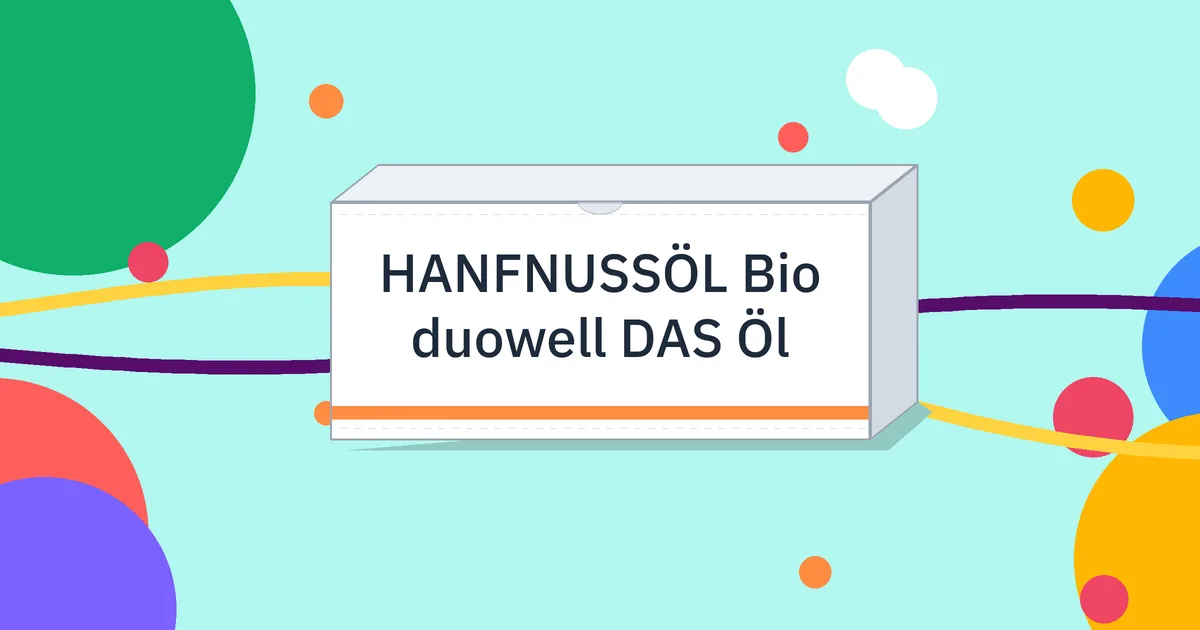 Symbolbild: Packung mit der Aufschrift HANFNUSSÖL Bio duowell DAS Öl (PZN 10932911) – Verfügbarkeit und Bezug in Apotheken in Frankfurt am Main