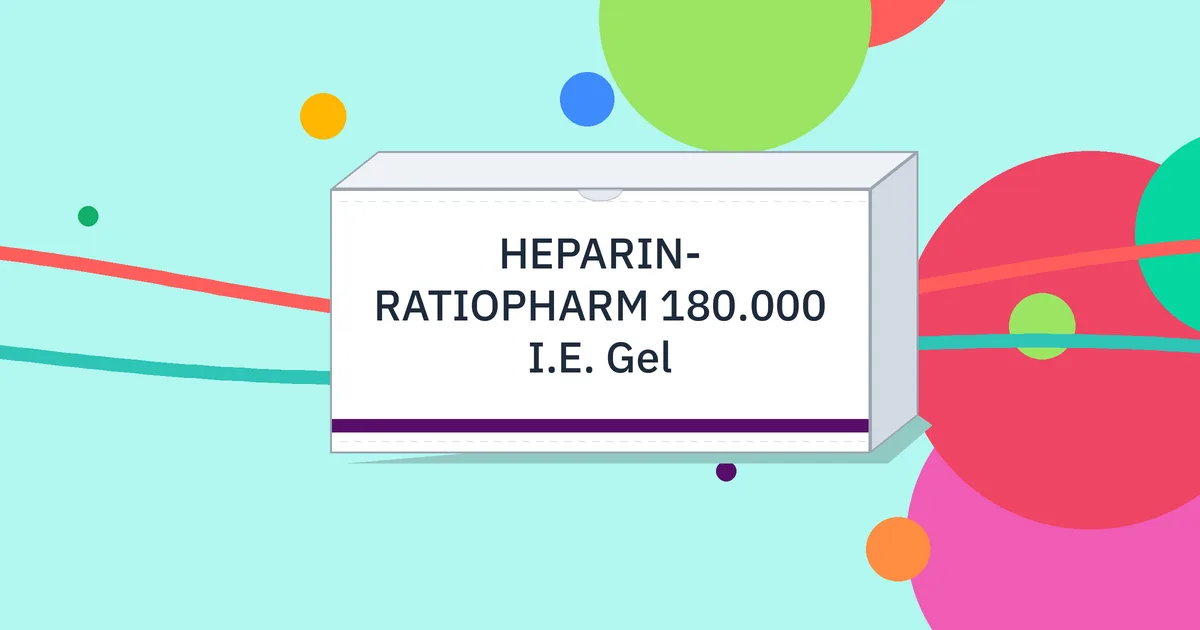 Symbolbild: Packung mit der Aufschrift HEPARIN-RATIOPHARM 180.000 I.E. Gel (PZN 06884371) – Verfügbarkeit und Bezug in Apotheken in Frankfurt am Main
