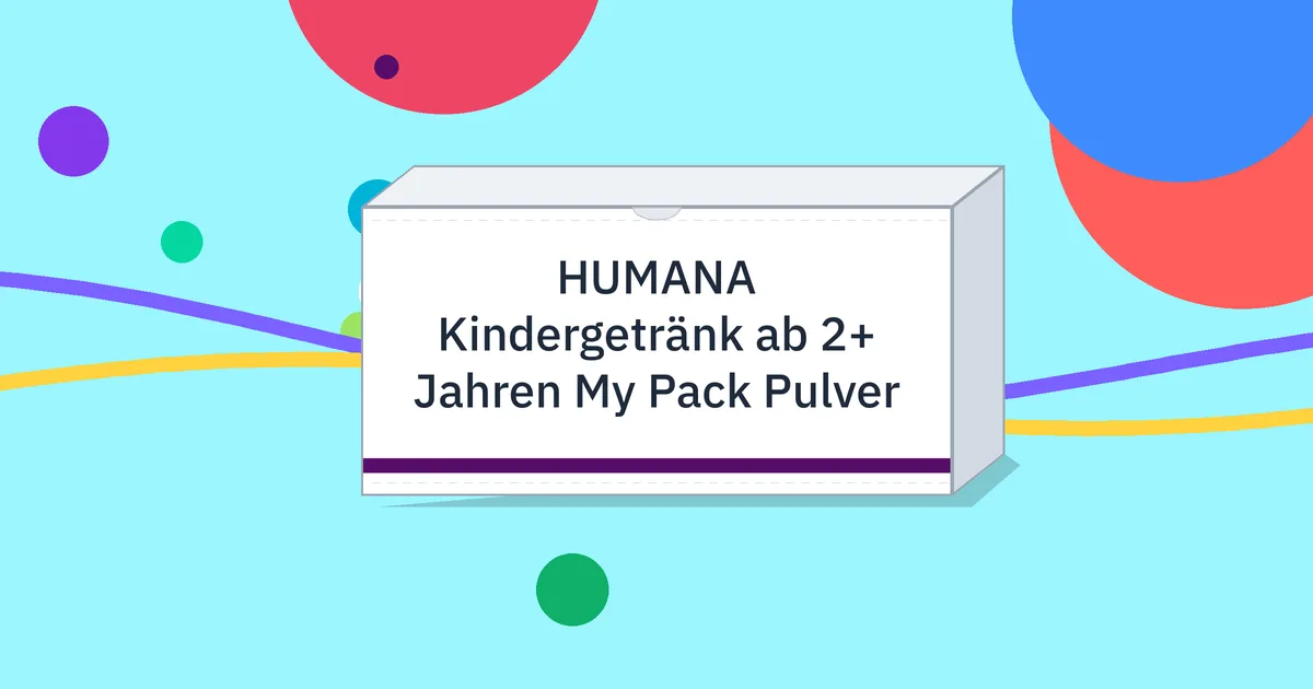 Symbolbild: Packung mit der Aufschrift HUMANA Kindergetränk ab 2+ Jahren My Pack Pulver (PZN 17420485) – Verfügbarkeit und Bezug in Apotheken in Frankfurt am Main
