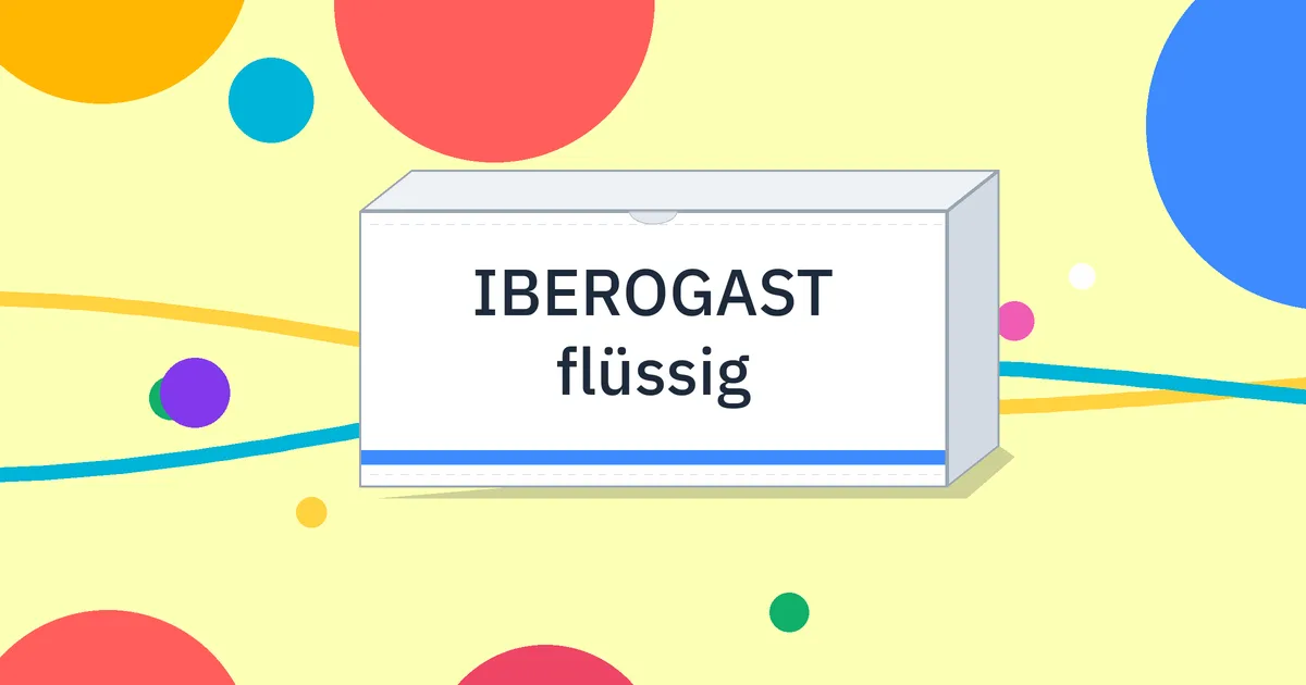 Symbolbild: Packung mit der Aufschrift IBEROGAST flüssig (PZN 04711436) – Verfügbarkeit und Bezug in Apotheken in Frankfurt am Main