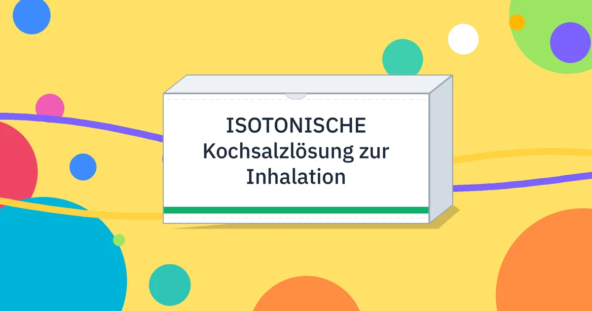 Symbolbild: Packung mit der Aufschrift ISOTONISCHE Kochsalzlösung zur Inhalation (PZN 07027367) – Verfügbarkeit und Bezug in Apotheken in Frankfurt am Main