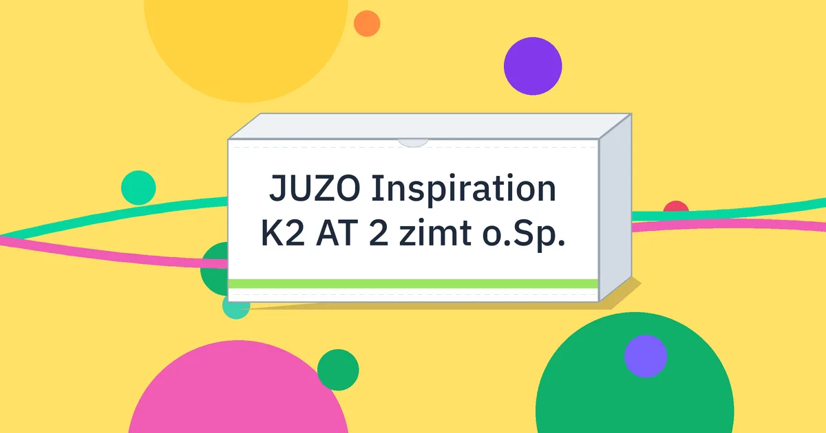 Symbolbild: Packung mit der Aufschrift JUZO Inspiration K2 AT 2 zimt o.Sp. (PZN 14926221) – Verfügbarkeit und Bezug in Apotheken in Frankfurt am Main