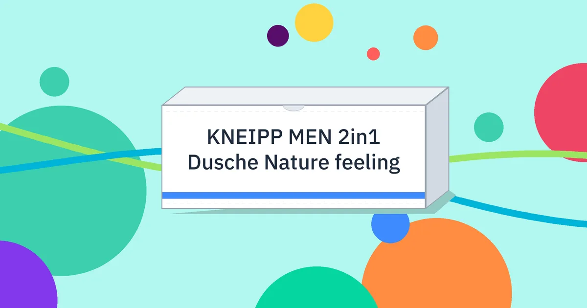 Symbolbild: Packung mit der Aufschrift KNEIPP MEN 2in1 Dusche Nature feeling (PZN 17442819) – Verfügbarkeit und Bezug in Apotheken in Frankfurt am Main