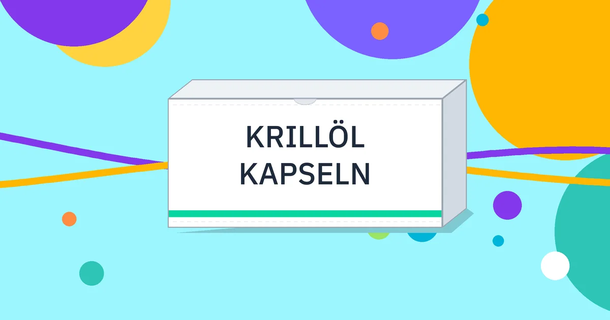 Symbolbild: Packung mit der Aufschrift KRILLÖL KAPSELN (PZN 18270510) – Verfügbarkeit und Bezug in Apotheken in Frankfurt am Main