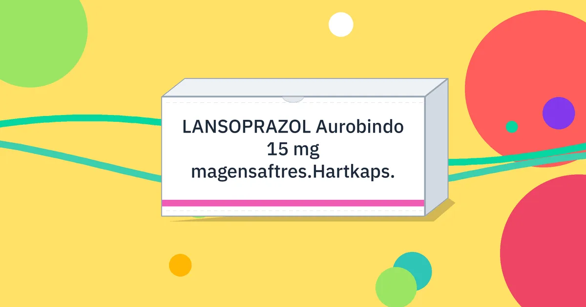 Symbolbild: Packung mit der Aufschrift LANSOPRAZOL Aurobindo 15 mg magensaftres.Hartkaps. (PZN 10945003) – Verfügbarkeit und Bezug in Apotheken in Frankfurt am Main