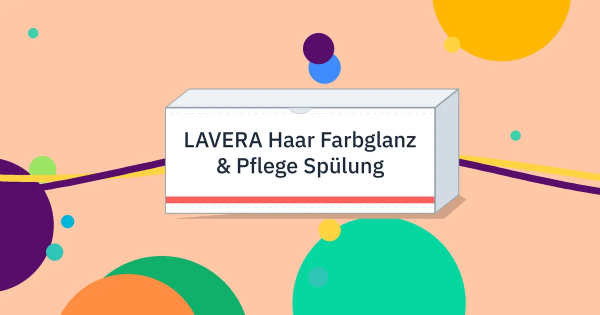 Symbolbild: Packung mit der Aufschrift LAVERA Haar Farbglanz & Pflege Spülung (PZN 16035839) – Verfügbarkeit und Bezug in Apotheken in Frankfurt am Main