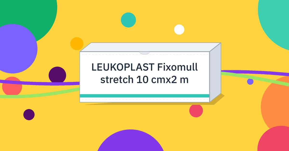 Symbolbild: Packung mit der Aufschrift LEUKOPLAST Fixomull stretch 10 cmx2 m (PZN 14219995) – Verfügbarkeit und Bezug in Apotheken in Frankfurt am Main