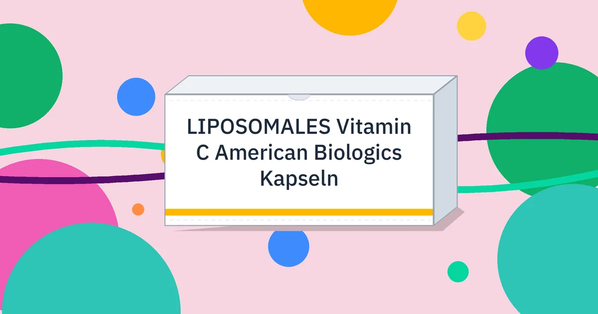 Symbolbild: Packung mit der Aufschrift LIPOSOMALES Vitamin C American Biologics Kapseln (PZN 16700509) – Verfügbarkeit und Bezug in Apotheken in Frankfurt am Main