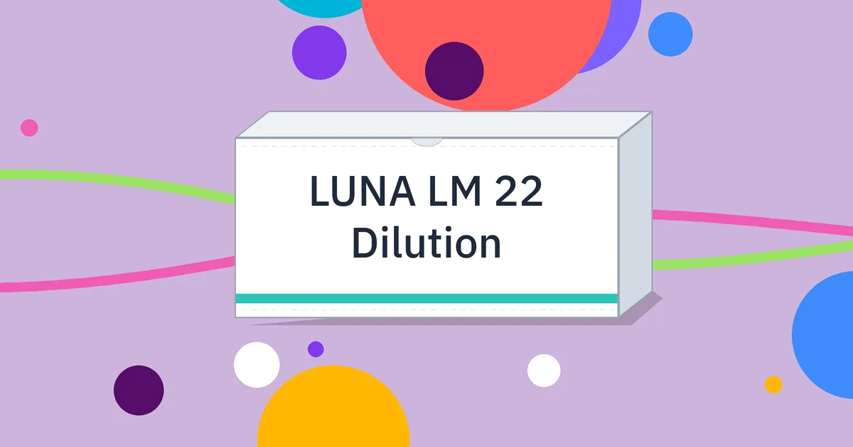 Symbolbild: Packung mit der Aufschrift LUNA LM 22 Dilution (PZN 12934009) – Verfügbarkeit und Bezug in Apotheken in Frankfurt am Main