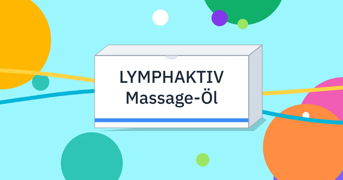 Symbolbild: Packung mit der Aufschrift LYMPHAKTIV Massage-Öl (PZN 18356051) – Verfügbarkeit und Bezug in Apotheken in Frankfurt am Main