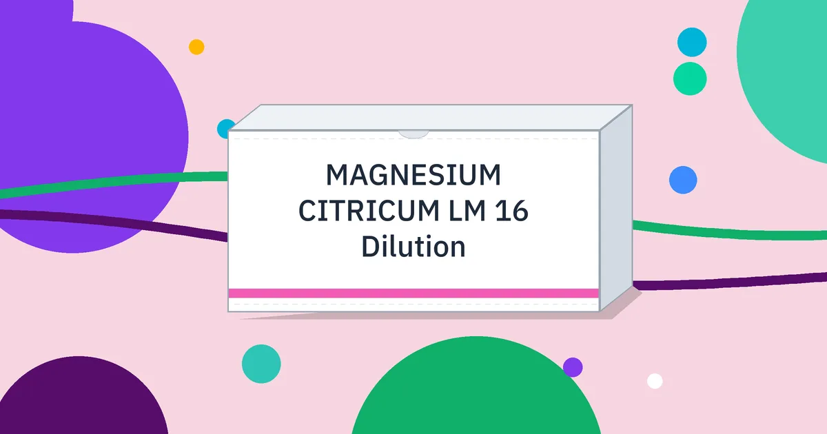 Symbolbild: Packung mit der Aufschrift MAGNESIUM CITRICUM LM 16 Dilution (PZN 13764727) – Verfügbarkeit und Bezug in Apotheken in Frankfurt am Main