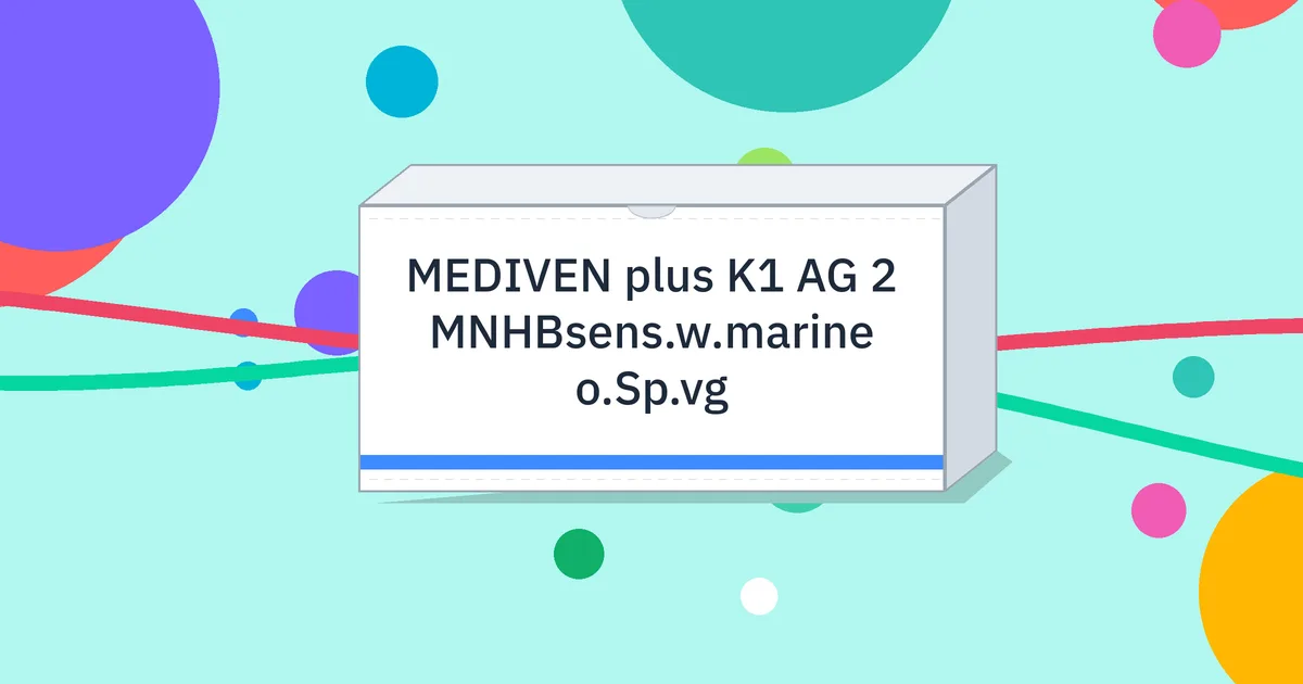Symbolbild: Packung mit der Aufschrift MEDIVEN plus K1 AG 2 MNHBsens.w.marine o.Sp.vg (PZN 15919140) – Verfügbarkeit und Bezug in Apotheken in Frankfurt am Main