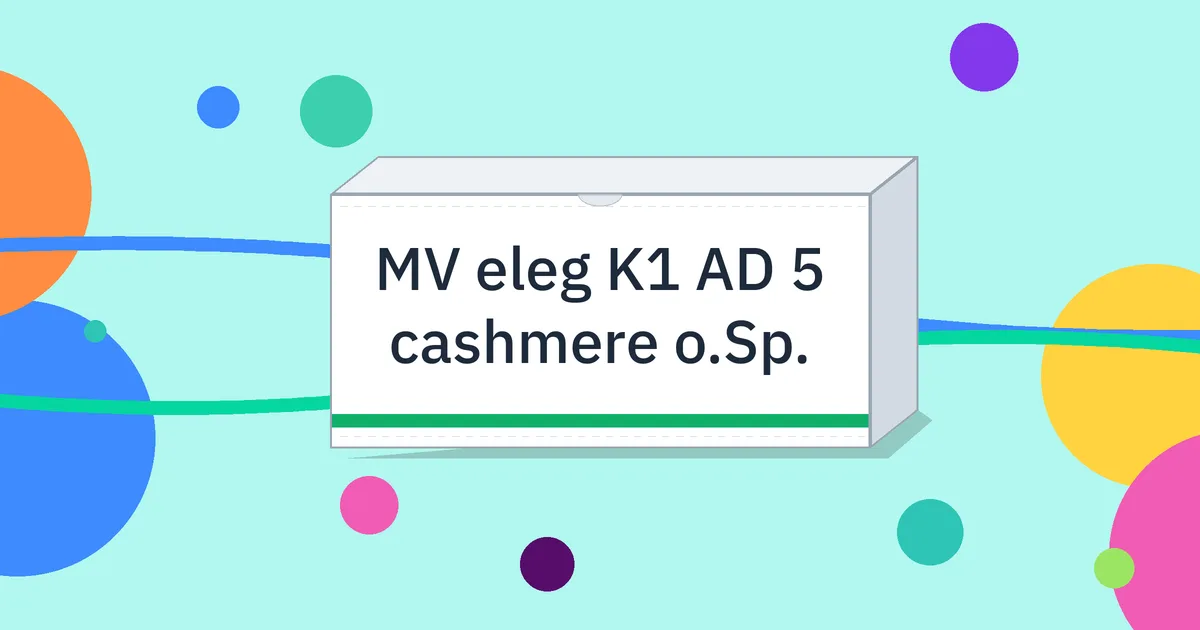 Symbolbild: Packung mit der Aufschrift MV eleg K1 AD 5 cashmere o.Sp. (PZN 14651528) – Verfügbarkeit und Bezug in Apotheken in Frankfurt am Main