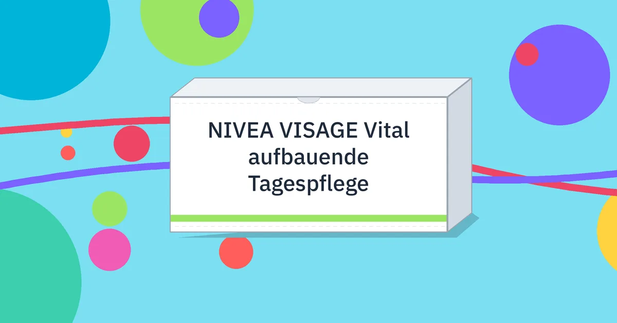 Symbolbild: Packung mit der Aufschrift NIVEA VISAGE Vital aufbauende Tagespflege (PZN 11327810) – Verfügbarkeit und Bezug in Apotheken in Frankfurt am Main
