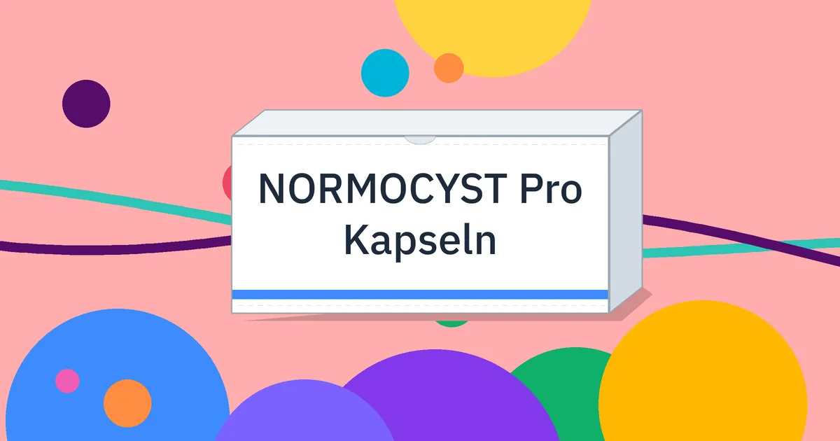 Symbolbild: Packung mit der Aufschrift NORMOCYST Pro Kapseln (PZN 11860970) – Verfügbarkeit und Bezug in Apotheken in Frankfurt am Main