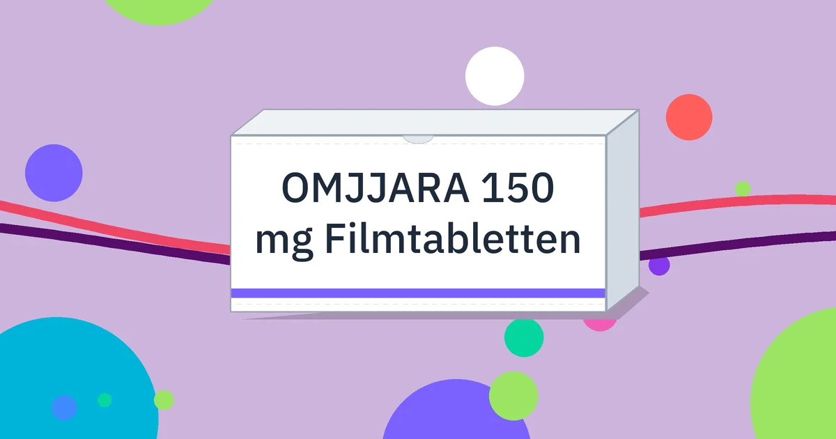 Symbolbild: Packung mit der Aufschrift OMJJARA 150 mg Filmtabletten (PZN 18770891) – Verfügbarkeit und Bezug in Apotheken in Frankfurt am Main