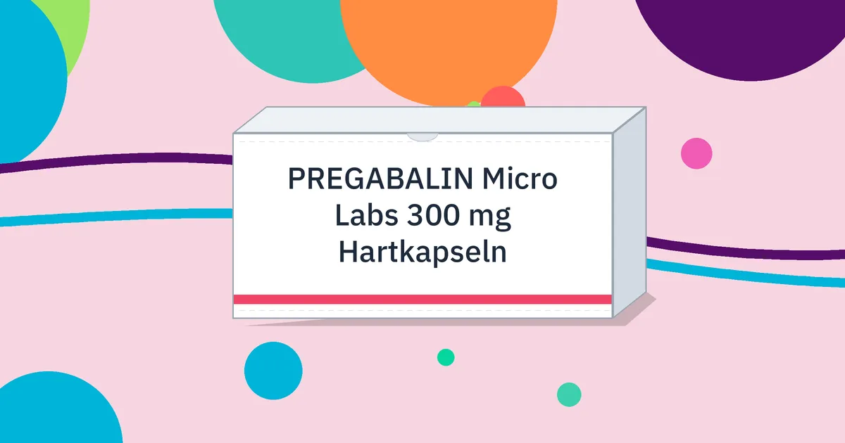Symbolbild: Packung mit der Aufschrift PREGABALIN Micro Labs 300 mg Hartkapseln (PZN 19377658) – Verfügbarkeit und Bezug in Apotheken in Frankfurt am Main