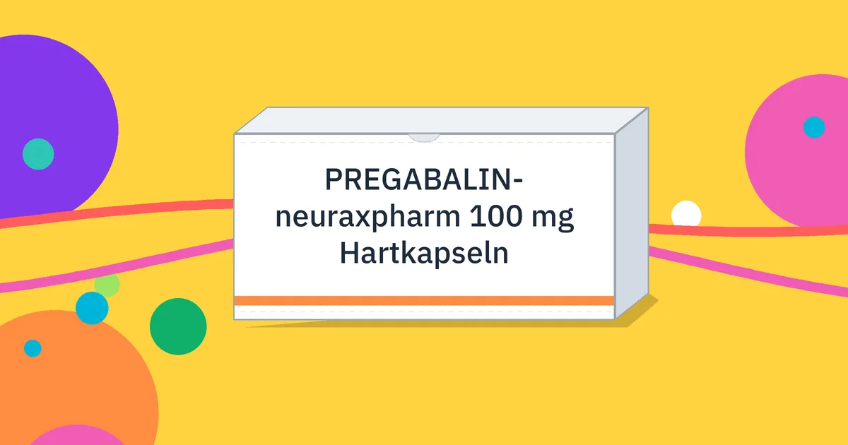 Symbolbild: Packung mit der Aufschrift PREGABALIN-neuraxpharm 100 mg Hartkapseln (PZN 11031423) – Verfügbarkeit und Bezug in Apotheken in Frankfurt am Main