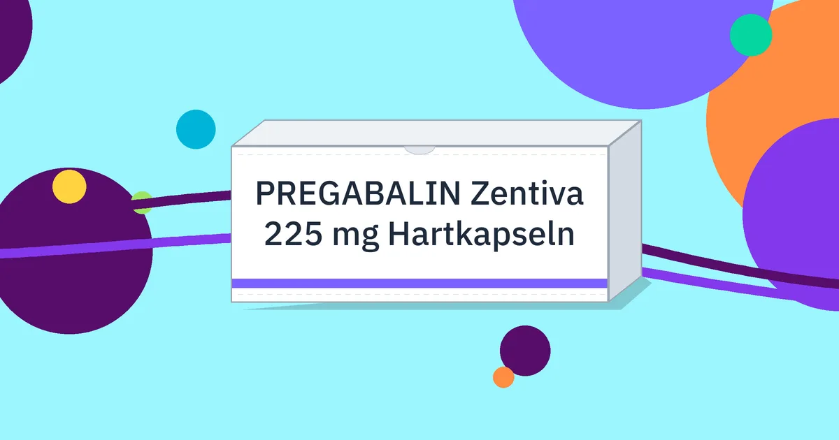 Symbolbild: Packung mit der Aufschrift PREGABALIN Zentiva 225 mg Hartkapseln (PZN 16320988) – Verfügbarkeit und Bezug in Apotheken in Frankfurt am Main
