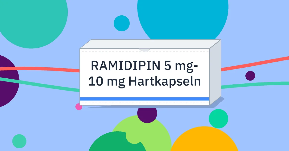 Symbolbild: Packung mit der Aufschrift RAMIDIPIN 5 mg-10 mg Hartkapseln (PZN 12520532) – Verfügbarkeit und Bezug in Apotheken in Frankfurt am Main