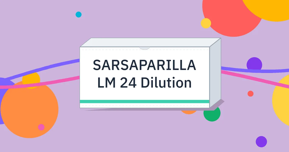 Symbolbild: Packung mit der Aufschrift SARSAPARILLA LM 24 Dilution (PZN 13183232) – Verfügbarkeit und Bezug in Apotheken in Frankfurt am Main