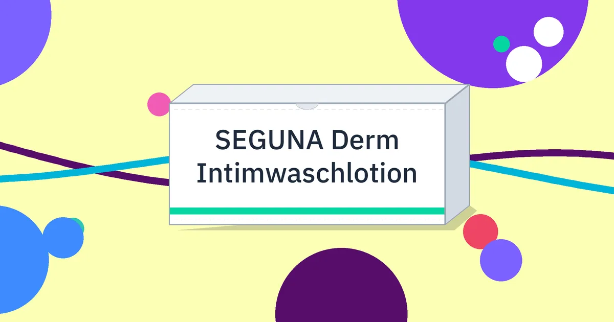 Symbolbild: Packung mit der Aufschrift SEGUNA Derm Intimwaschlotion (PZN 11593776) – Verfügbarkeit und Bezug in Apotheken in Frankfurt am Main
